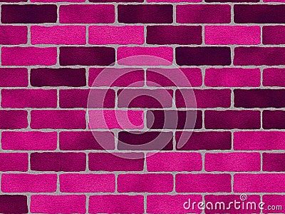 Dark Pink Bricks Stock Images - Image: 1648524