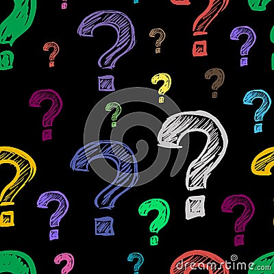 Dark Questions Stock Vector - Image: 49903716