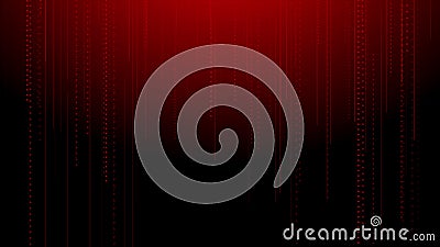 Dark Red Dotted Lines Abstract Tech Motion Background Stock Footage ...