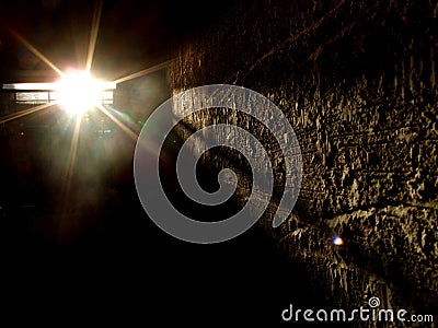 Dark Room With Spotlight Stock Photos - Image: 2429793