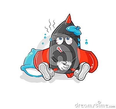 Dart Sick Vector. Cartoon Character | CartoonDealer.com #249847301