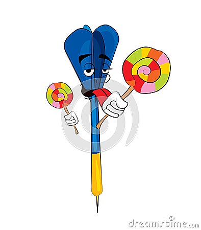 Darts Arrow Cartoon | CartoonDealer.com #49290023