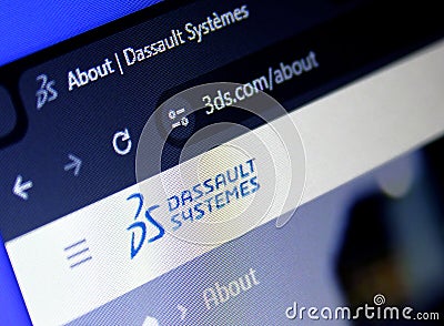 Dassault Systemes Software Company Logo Editorial Image | CartoonDealer ...