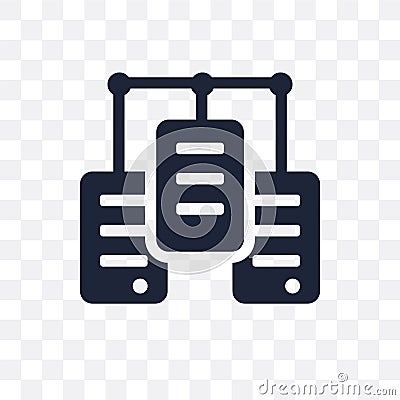 Data Center Transparent Icon. Data Center Symbol Design From Net Vector ...
