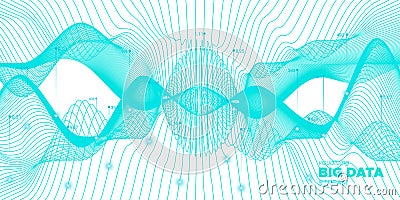 Data Flow. Teal Infographic Illustration. Matrix | CartoonDealer.com ...