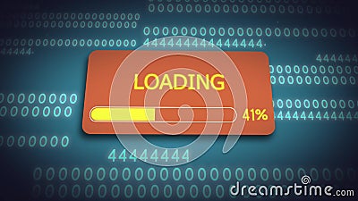 Data Loading Process on Computer Screen Complete. Stock Video - Video ...