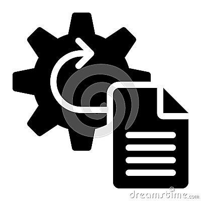 Data Preprocessing, ETL, Data Transformation Glyph Solid Icon Royalty ...