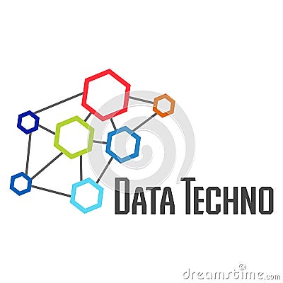 Data Techno Vector Illustration | CartoonDealer.com #217528130