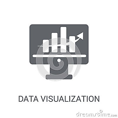 Data Visualization Icon. Trendy Data Visualization Logo Concept Vector ...