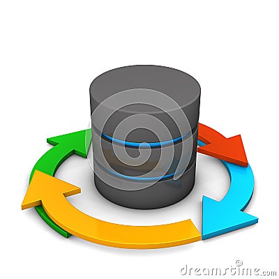 Database Cycle Stock Photography | CartoonDealer.com #31097576
