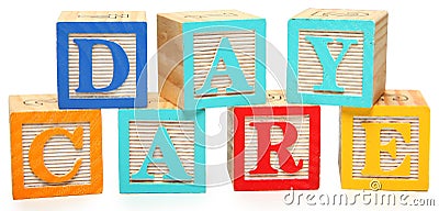 Day Care In Alphabet Blocks Stock Image - Image: 14111811