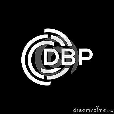 DBP Letter Logo Design On Black Background. DBP Creative Initials ...