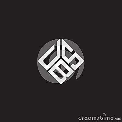 DBS Letter Logo Design On Black Background. DBS Creative Initials ...