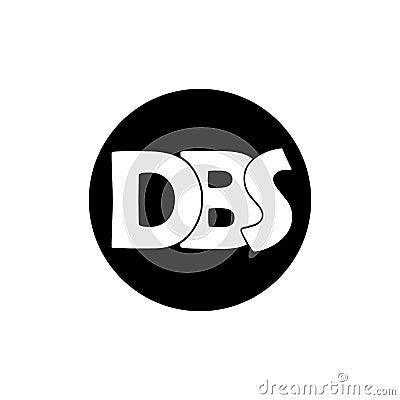 DBS Letter Logo Cartoon Vector | CartoonDealer.com #259468481