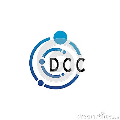 DCC Letter Logo Design On White Background. DCC Creative Initials ...