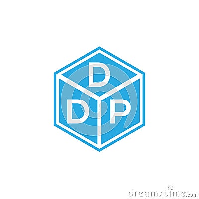 DDP Letter Logo Design On Black Background. DDP Creative Initials ...