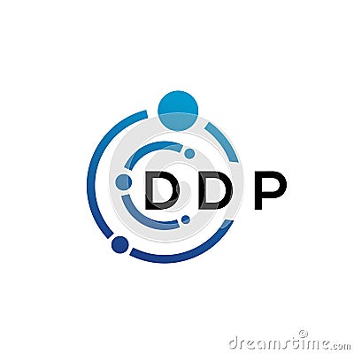 DDP Letter Logo Design On White Background. DDP Creative Initials ...