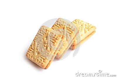 De Engelse Koekjes Van De Tijd Van De Thee Royalty-vrije Stock Foto ...