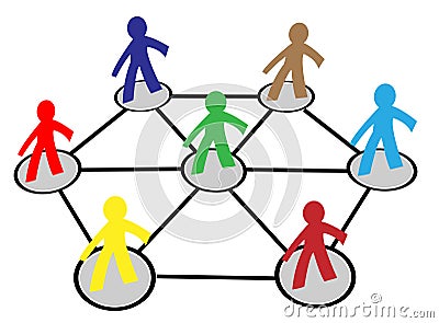 De Mensen Verbinden Royalty-vrije Stock Afbeeldingen - Afbeelding: 17104199