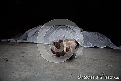 The Dead Woman's Body. Focus On Hand Stock Photo - Image: 55880371