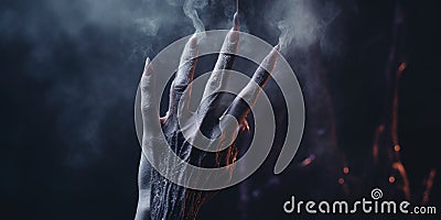 Decaying Vampire Hand, Withered By Daylight. Created By AI Royalty-Free ...