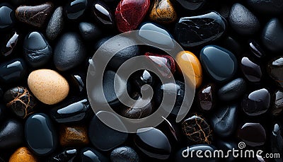 A Decent Black Stones Pattern Royalty-Free Stock Photo | CartoonDealer ...