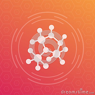 Decentralization, Compound Structure Icon Vector Illustration | CartoonDealer.com #120134406