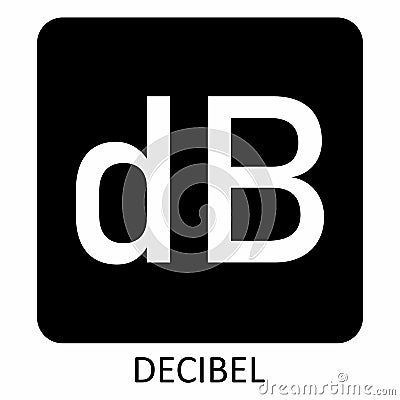 Decibel Symbol Illustration Royalty-Free Cartoon | CartoonDealer.com ...