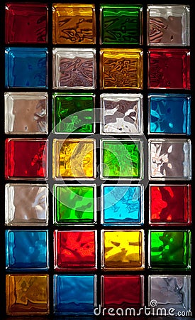 Decorative Glass Blocks Royalty Free Stock Photography - Image: 24041987