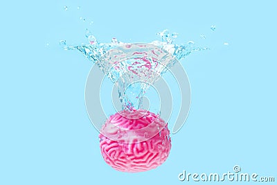Deep Dive: Submerged Human Brain Royalty-Free Stock Photography ...