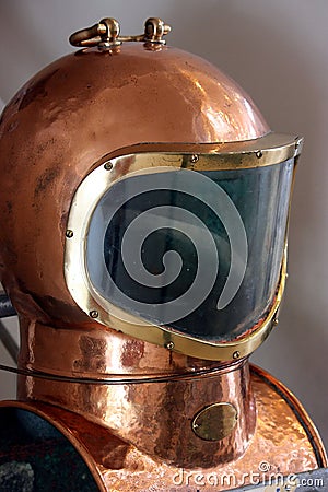Deep Sea Diver Helmet Royalty Free Stock Image - Image: 15334506