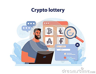 DeFi, Decentralized Finance. Smart Distributed Ledger Cartoon Vector ...