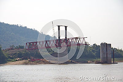 The Deformed Bars Steel Bar To Build A Bridge Royalty-Free Stock Photo ...