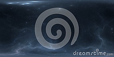 360 Degree Full Sphere Panoramic Space Background With Starfield And ...