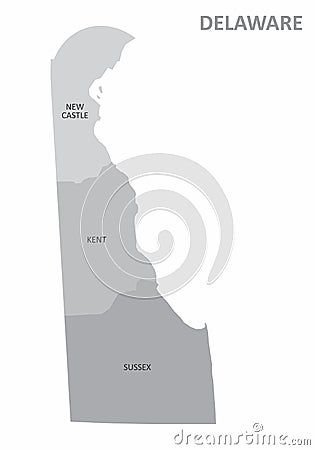 Delaware Counties Map Stock Illustrations – 433 Delaware Counties Map ...