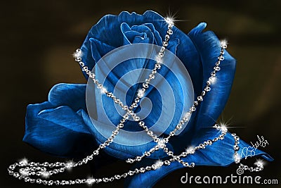 Diamonds Close-up with Blue Ray Stock Image - Image of crystal, fashion ...