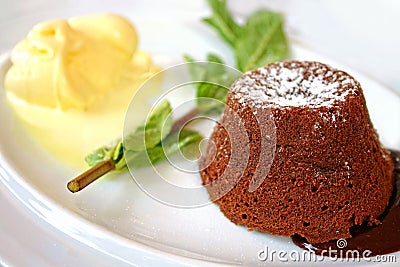 Delicious Hot And Cold Dessert Stock Photos - Image: 10278333