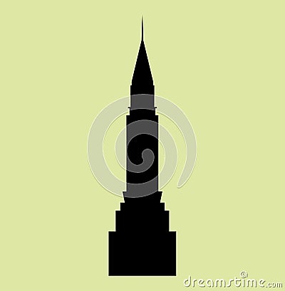 Chrysler Building, New York Cartoon Vector | CartoonDealer.com #299758357