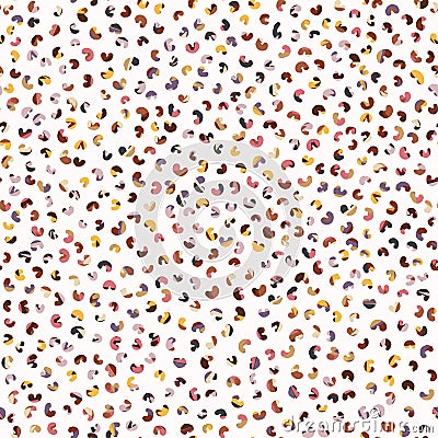 Dense Curly Cue Confetti All Over Print Vector Texture. Modern Playful ...