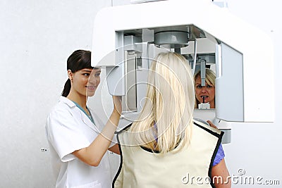 Dental Patient Having X-rays Stock Photo | CartoonDealer.com #18147306