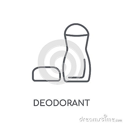 Deodorant Linear Icon. Modern Outline Deodorant Logo Concept On Vector ...