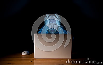 Depressed Computer Guy Stock Photo - Image: 29945600
