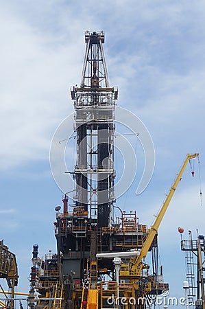 Derrick Of Tender Drilling Oil Rig Royalty Free Stock Images - Image ...