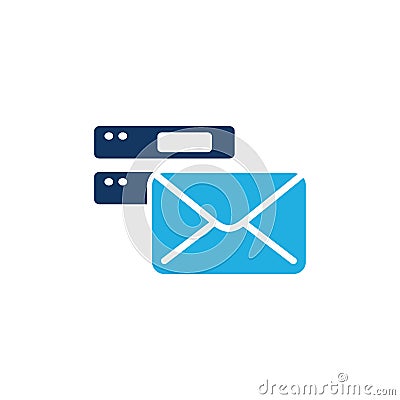 Mail Server Logo Icon Design Vector Illustration | CartoonDealer.com ...