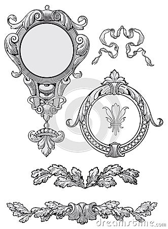 Dollar Design Elements Vector Stock Vector - Illustration of dollar ...