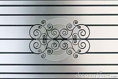 Design Pattern Texture On FROSTED GLASS Wall. Stock Photo - Image: 58512631