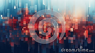 Design Pixelized Geometric Patterns Stock Illustration | CartoonDealer ...