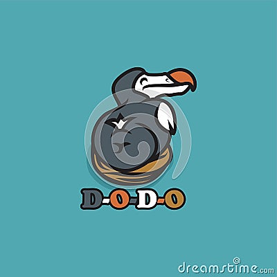 Design Vector Bird Dodo Illustration Symbol Icon Logo | CartoonDealer ...