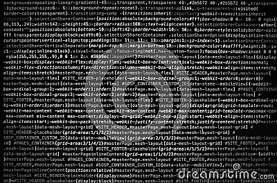 Desktop Source Code and Wallpaper by Computer Language with Coding and Programming. Stock Image ...