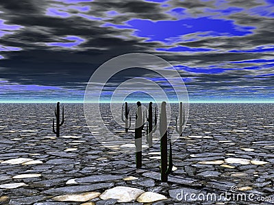 Desolate Land Stock Photos - Image: 5072463